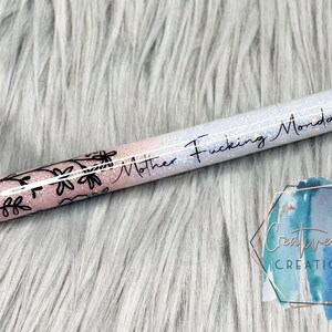 Curse Word Floral Pens, Days of the Week Pen, Swear Word Pen, Ombre ...