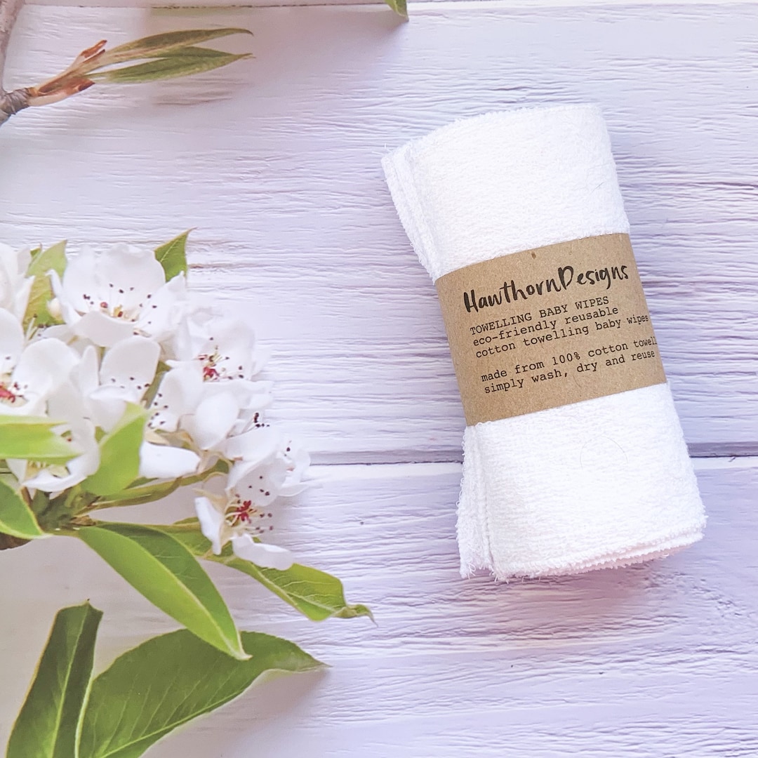 Pack of 10 Baby Cloth Wipes, Eco Friendly Reusable Wipes, Baby Wipes ...