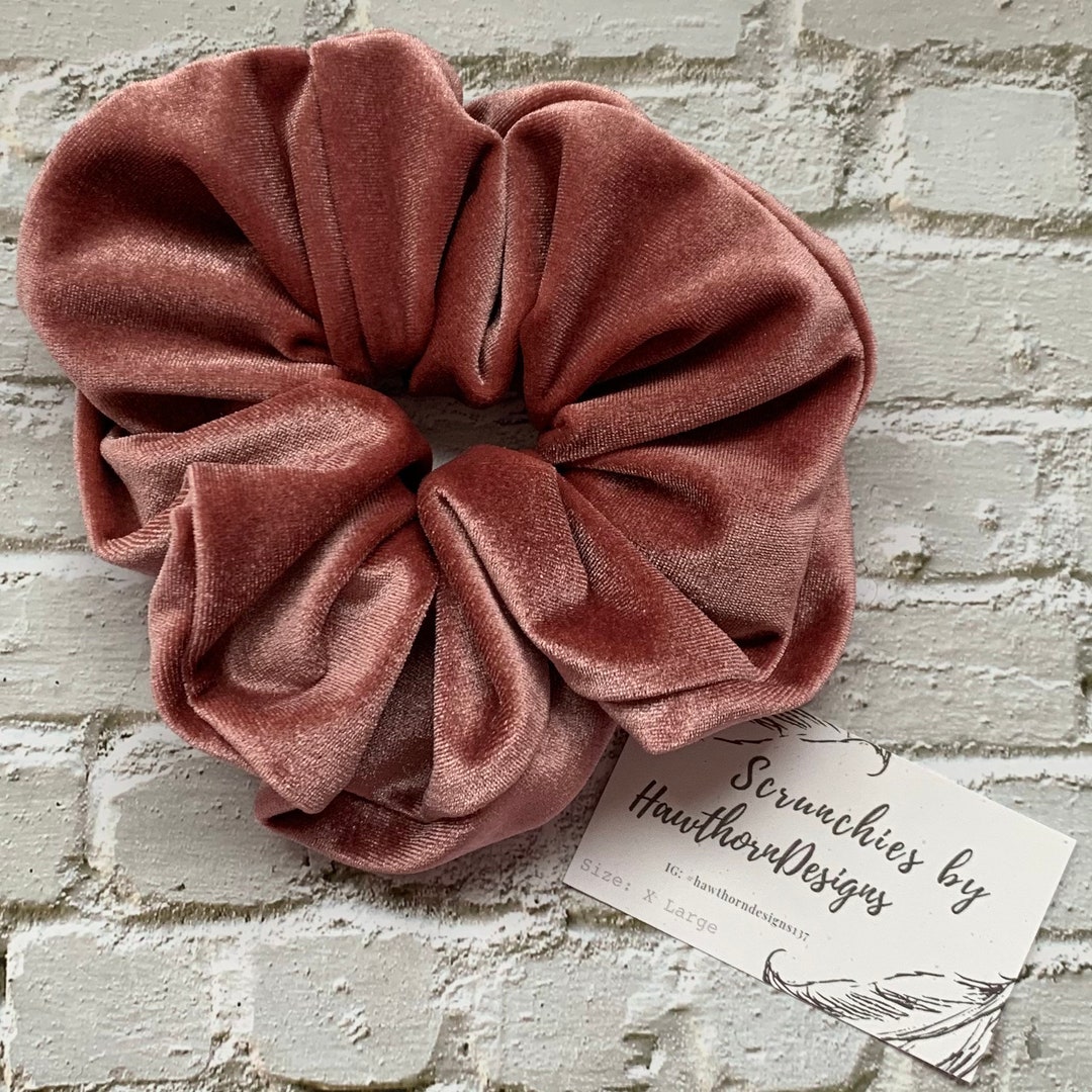 Extra Large Dusky Pink Scrunchie, Scrunchie, Party Scrunchie, Scrunchy ...