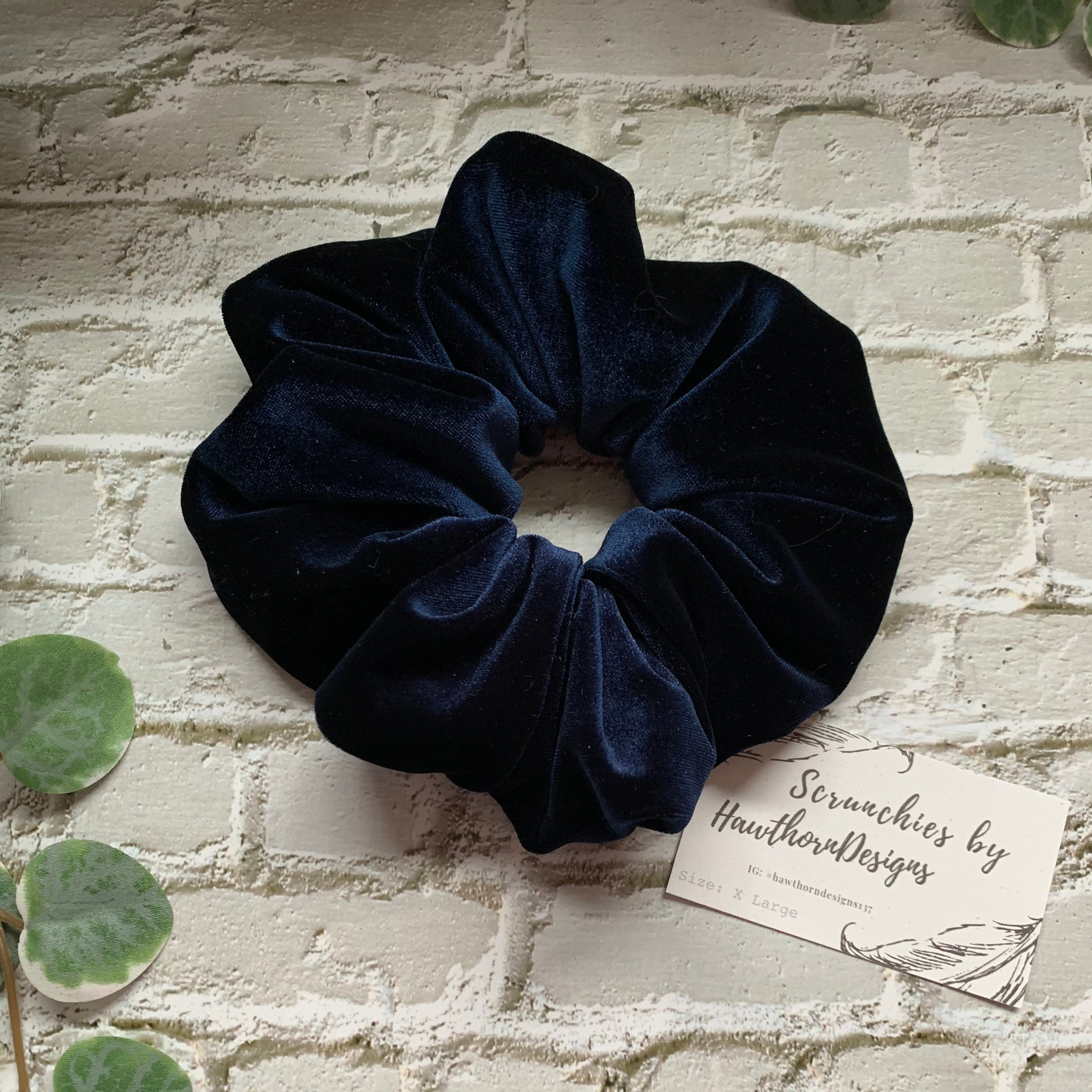 Extra Large Navy Scrunchie Scrunchy Party Scrunchie Blue - Etsy UK