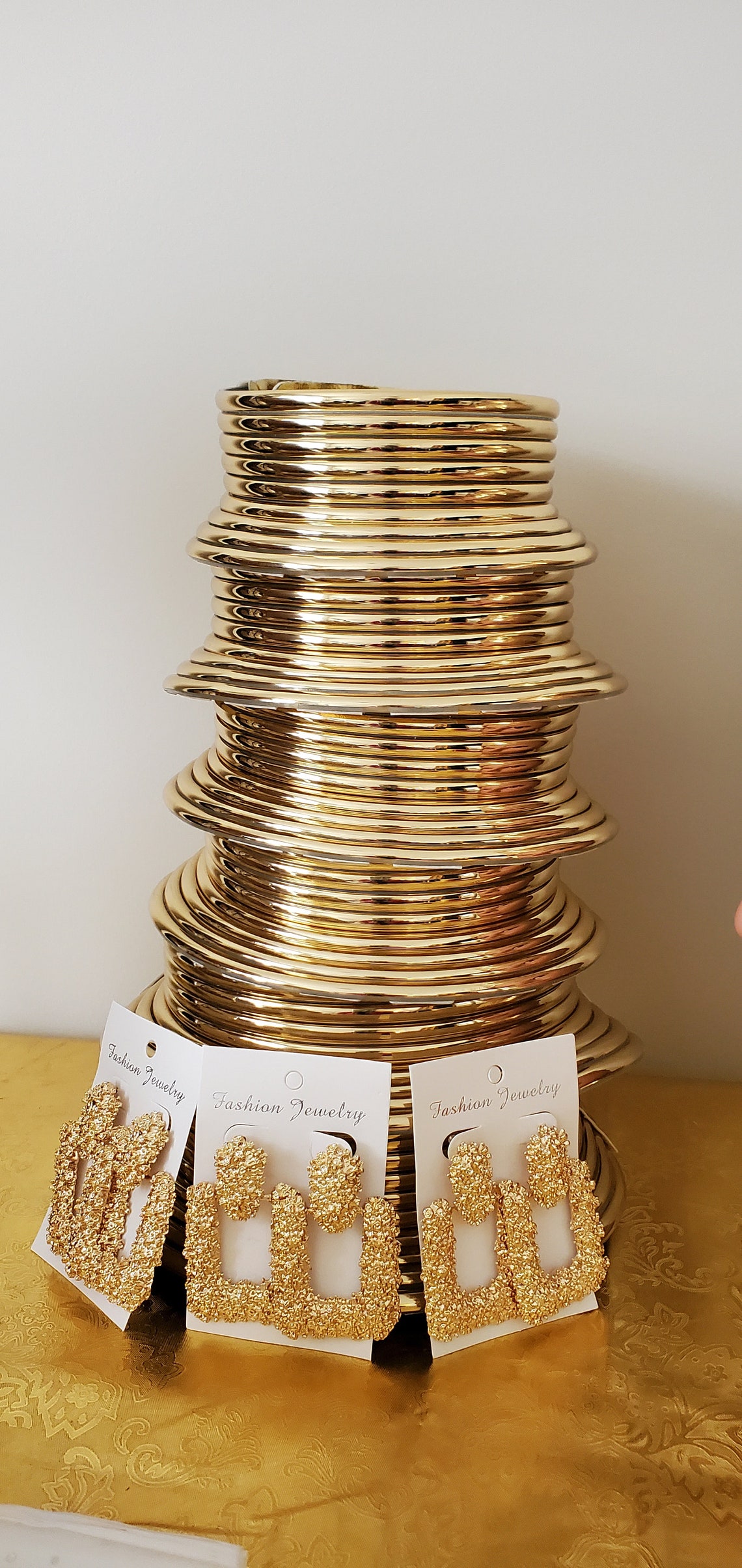 Set of 2 /traditional Ndebele Choker / Gold Scarf / Gift Set - Etsy