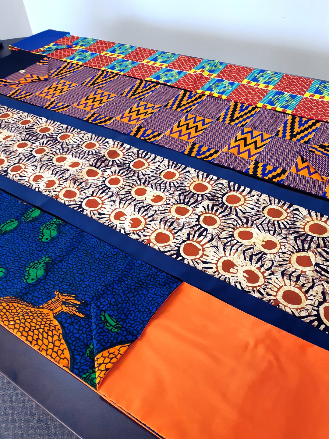 Reversible African Table Runner/home Decor/ Table Runner/ Kwansaa ...