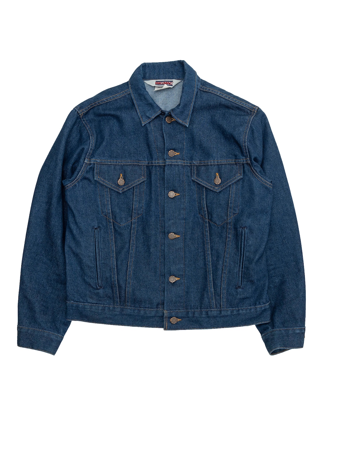 Vintage Denim Trucker Jacket 70s Made in USA - Etsy