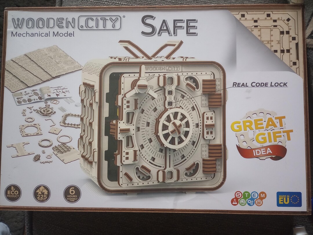 Wooden Mechanical Safe With Actual Working Combination - Etsy