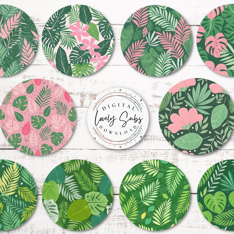 Tropical Coasters - Etsy