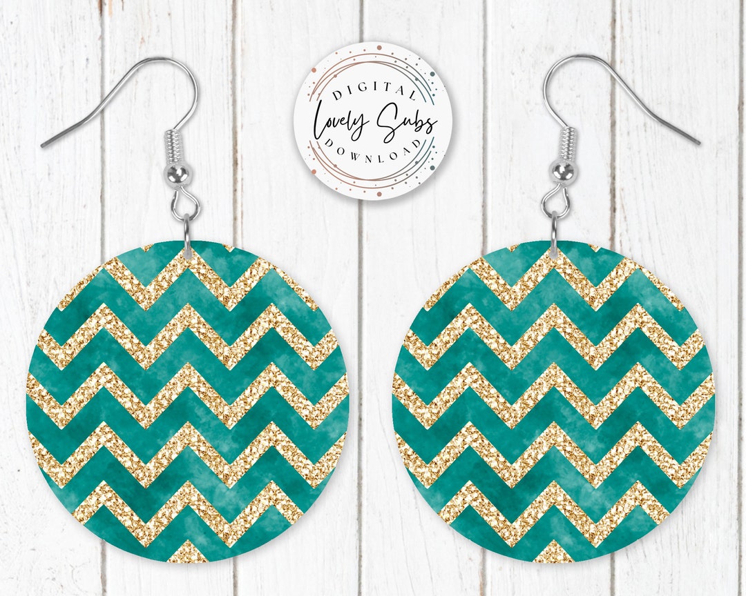 Sublimation Round Earring Designs PNG, Instant Digital Download ...