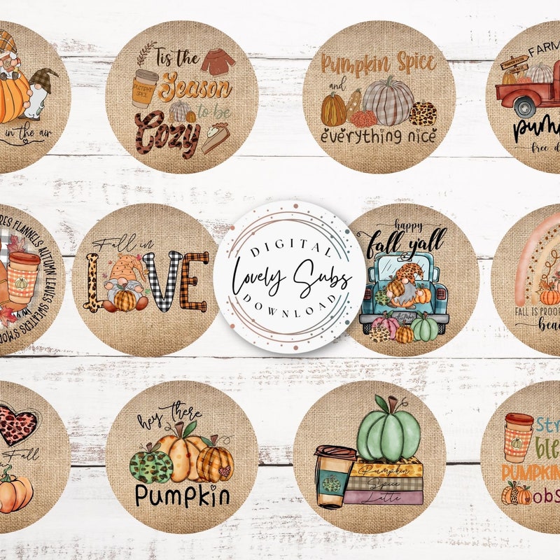 Fall Coasters - Etsy