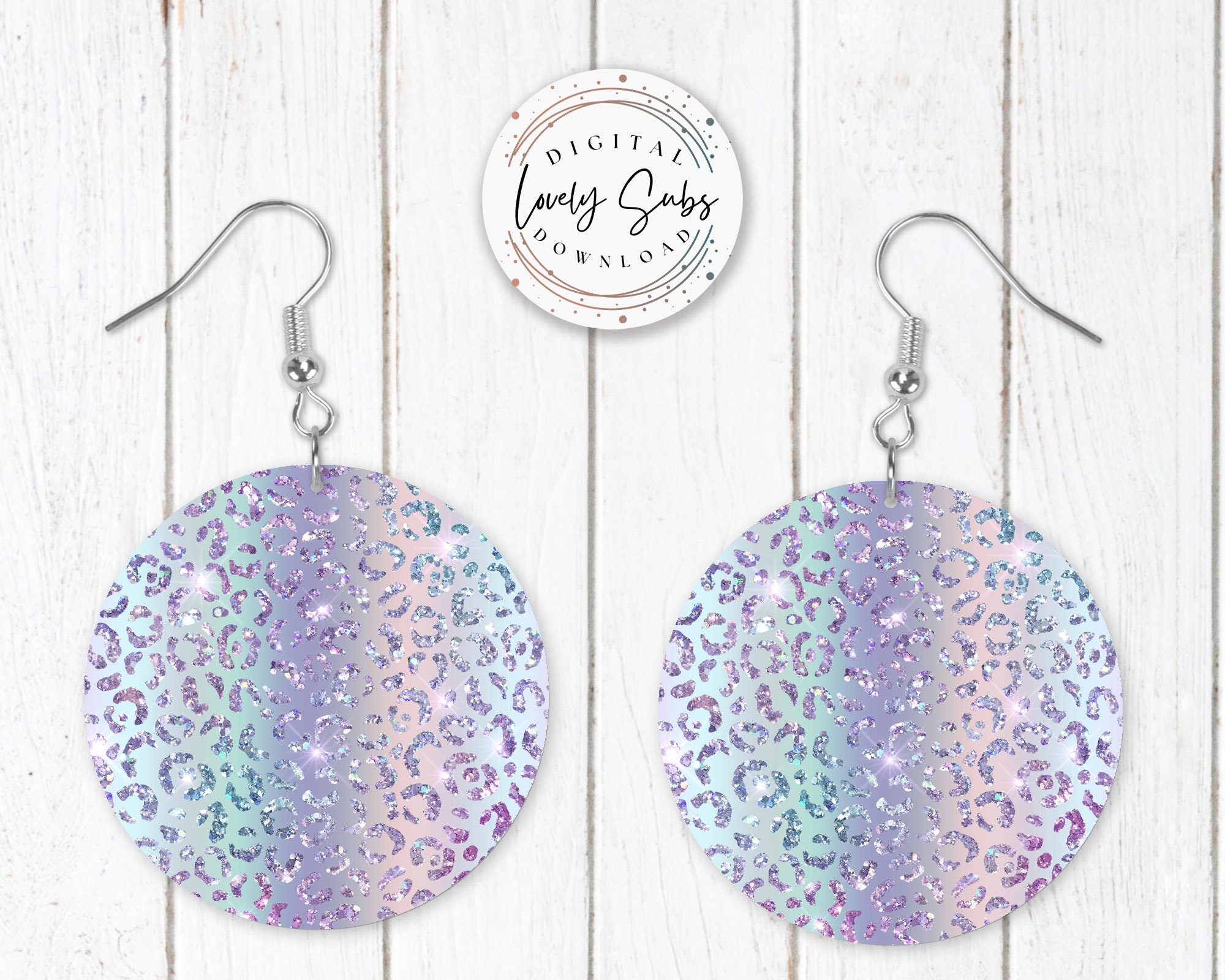 Sublimation Round Earring Designs PNG, Instant Digital Download ...