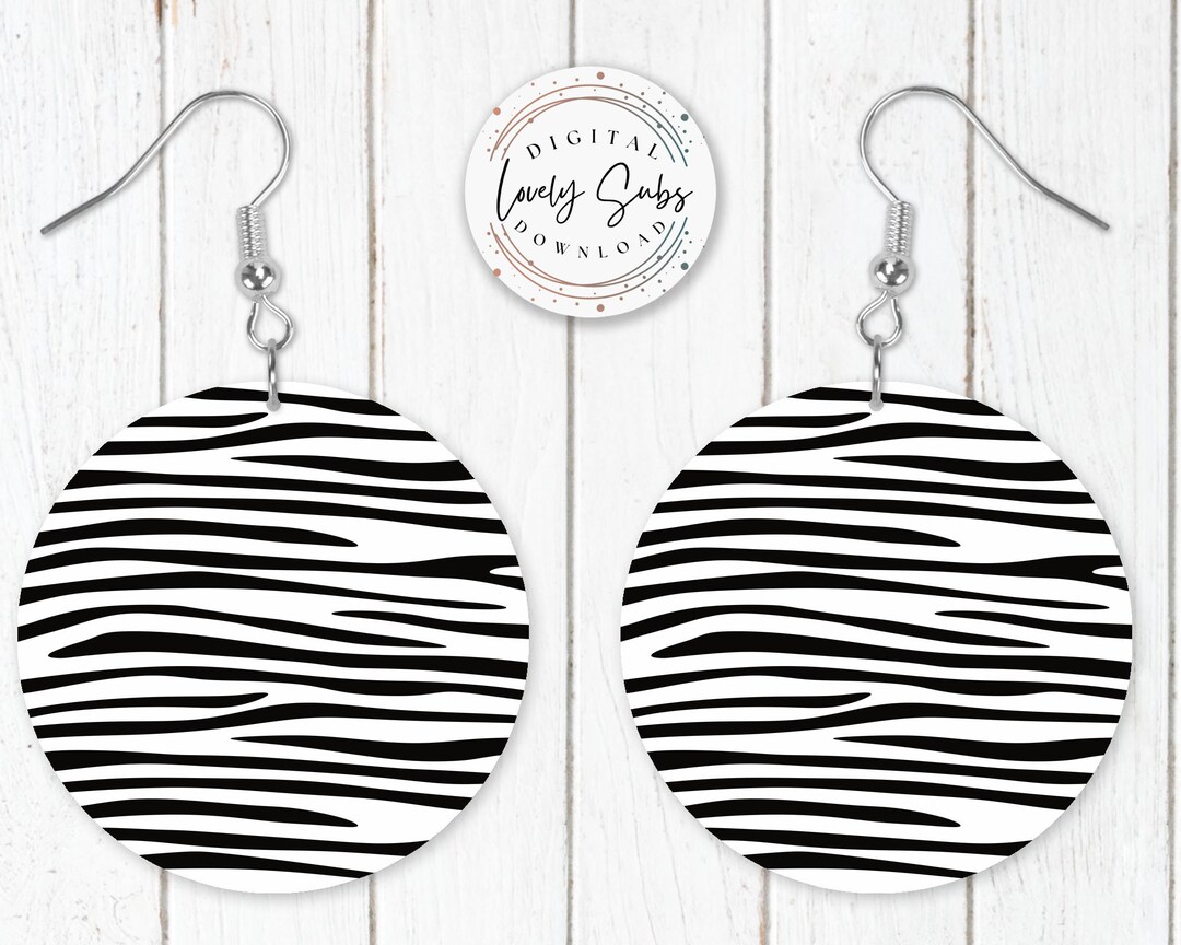Sublimation Round Earring Designs PNG, Instant Digital Download ...