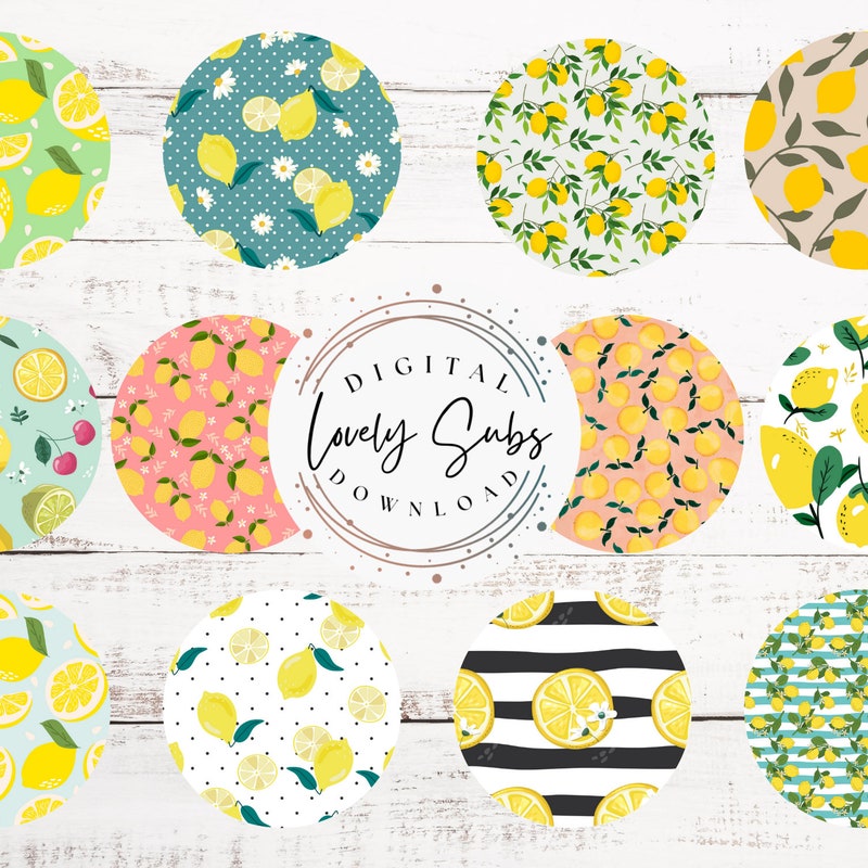 Lemon Coasters Custom - Etsy