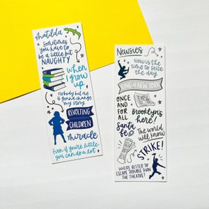 Musicals Inspired Bookmark musical Theatre Bookmarks, Stagey Musical Gifts Back to the Future ...