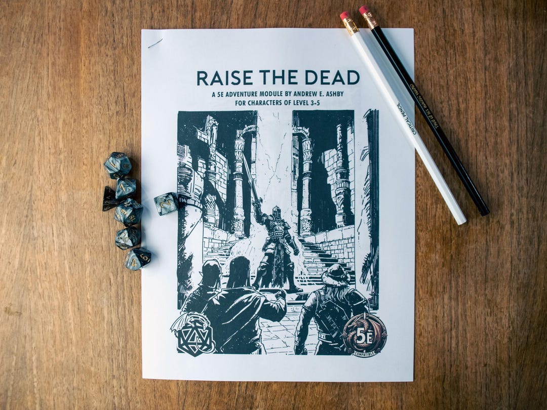 Raise the Dead | 5E Adventure Module for D&D - Etsy