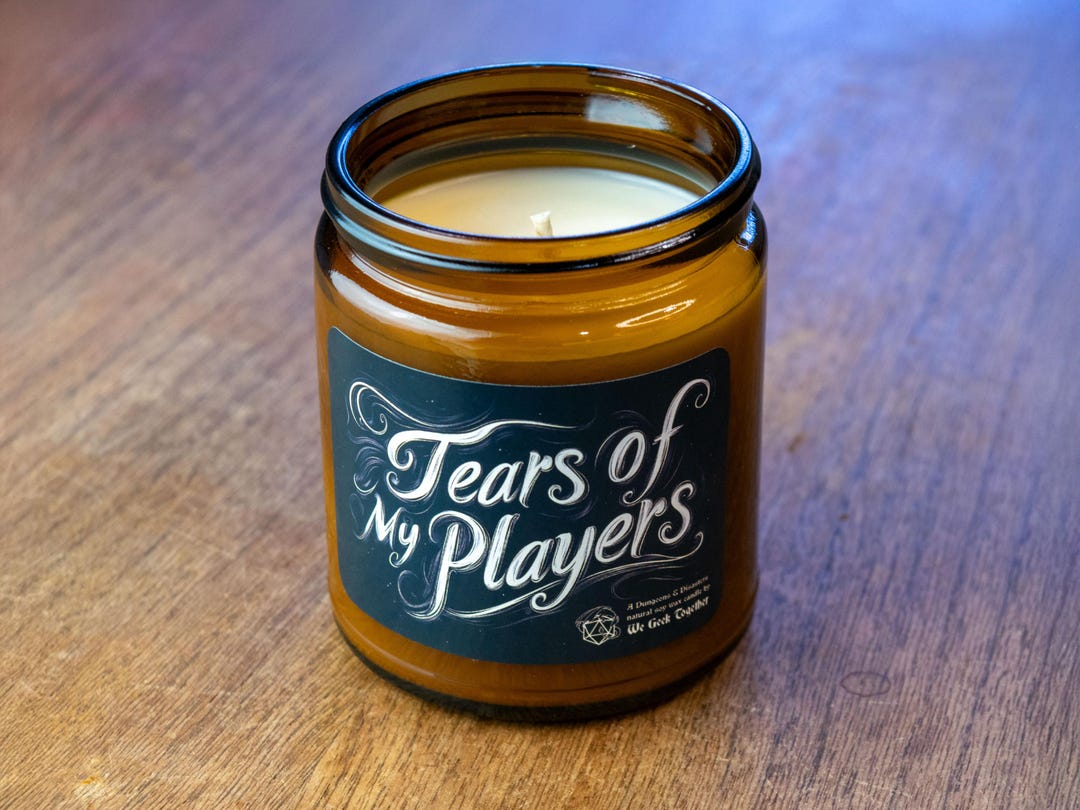 Tears of My Players | Dnd Dungeon Master Candle | Funny Gamer Gift for ...