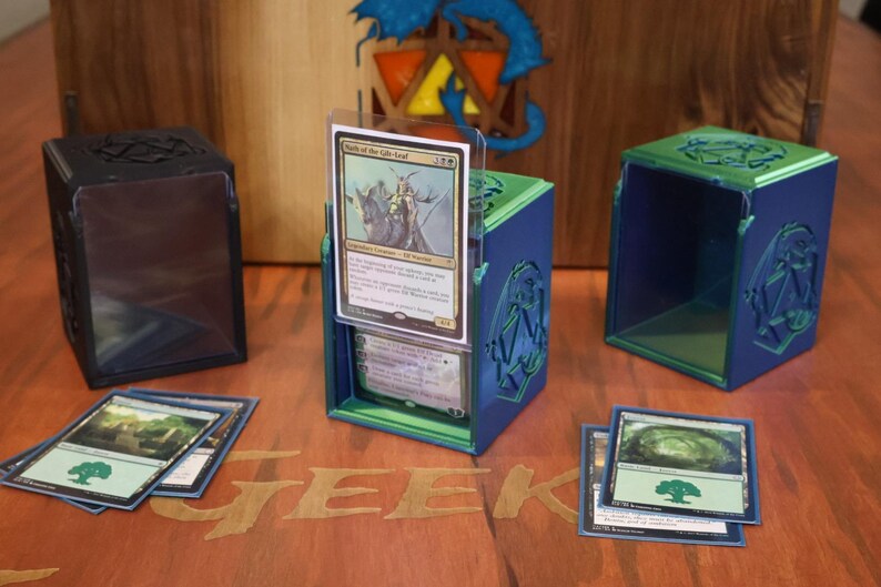 NEW *** Custom 3D Printed MTG Commander Deck Box - Etsy