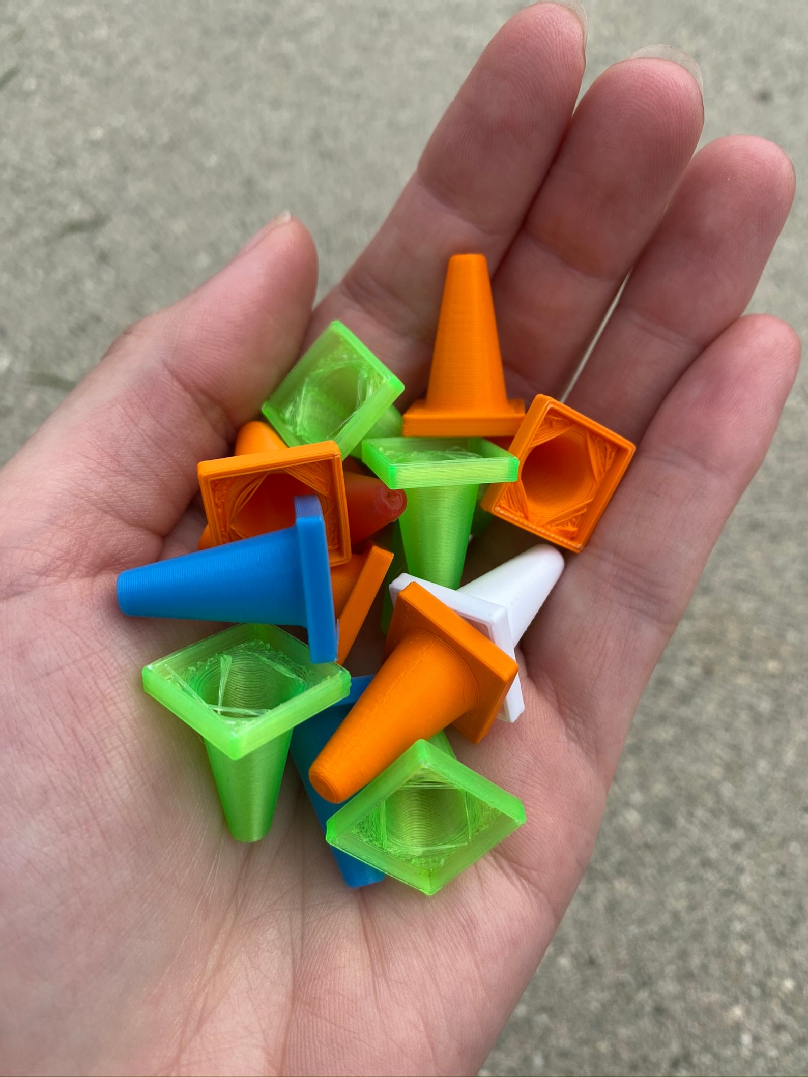 Toy Cone Set RC Car Cake Decoration Construction Play - Etsy