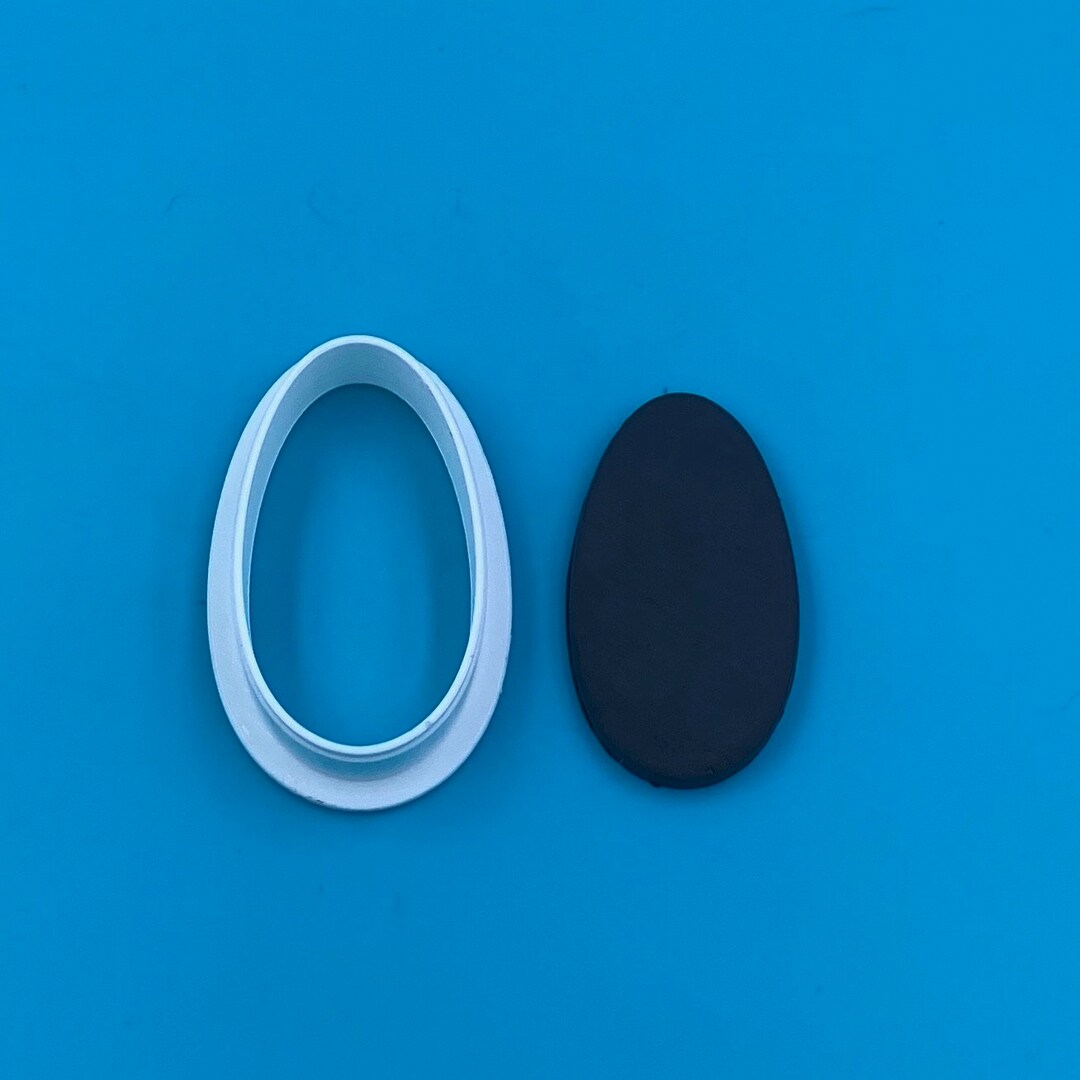 Sharp Ellipse Cutter Clay, Fondant, Cookie, Jewelry - Etsy UK