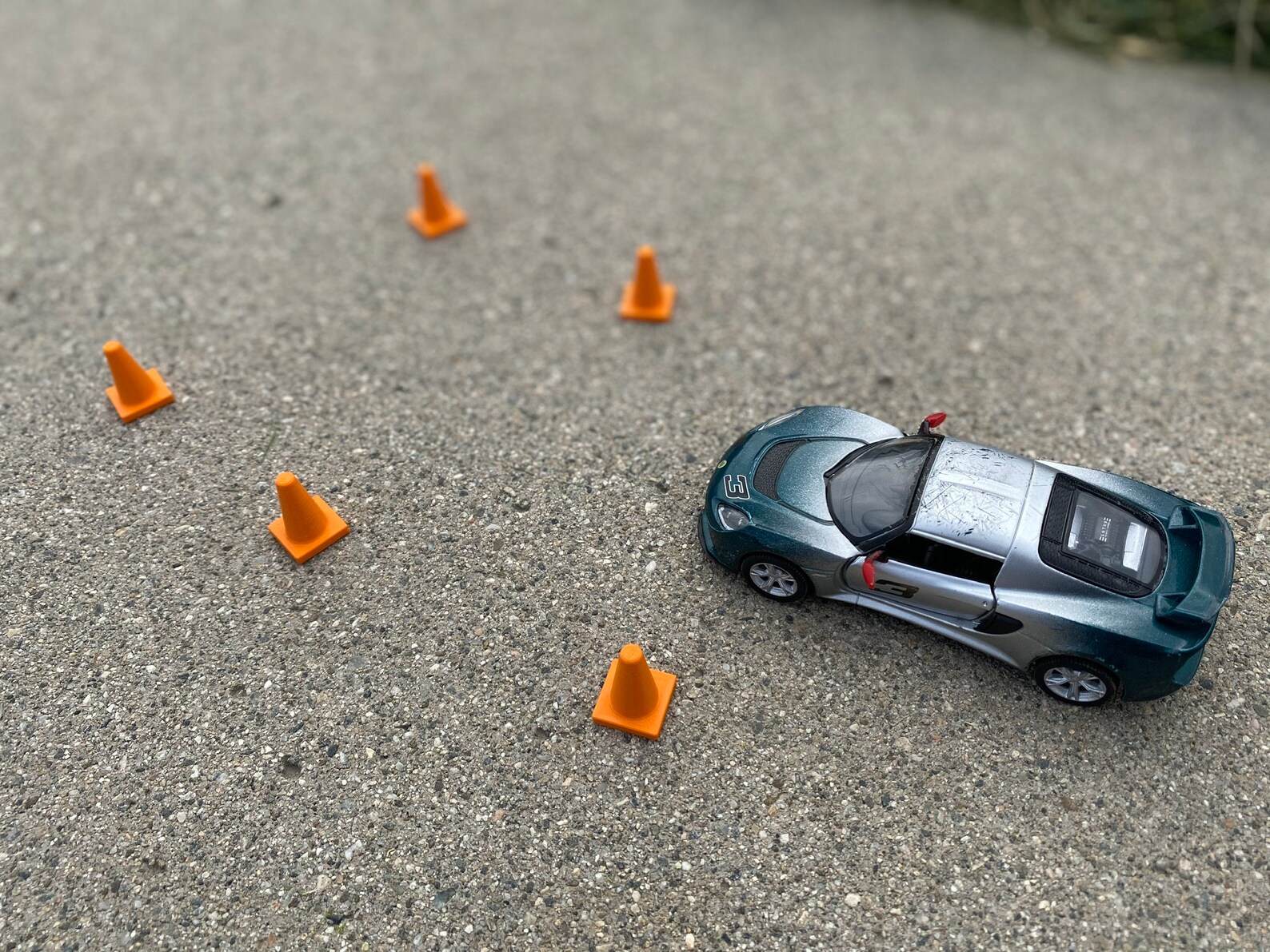 Toy Cone Set RC Car Cake Decoration Construction Play - Etsy