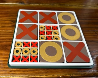 Tic Tac Toe Game, Wooden XO Game, | Travel Game | Wooden Tic Tac Toe ...