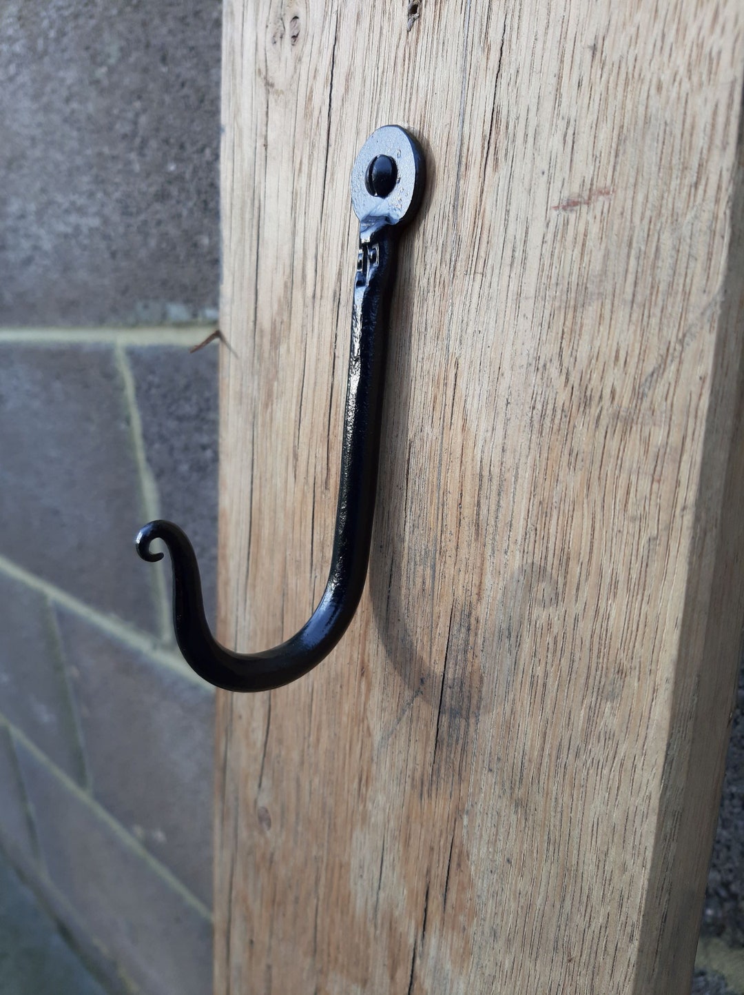 Metal Hook, Traditionally Hand Forged, Blacksmith Made - Etsy