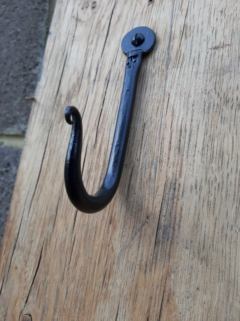 Metal Hook, Traditionally Hand Forged, Blacksmith Made - Etsy
