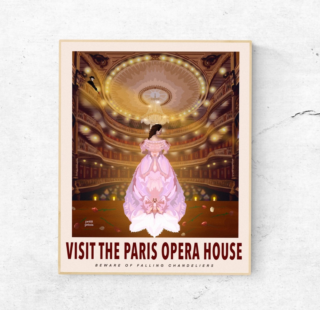 The Phantom of the Opera Visit the Paris Opera House Vintage Travel ...