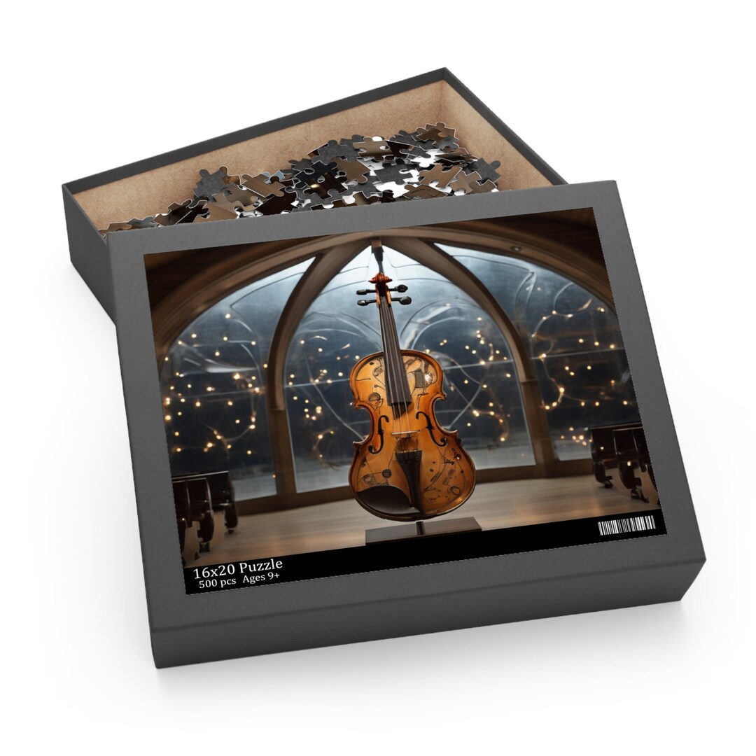 Enchanting Chapel Fantasy Violin Puzzle 120/252/500 Pieces Intriguing ...