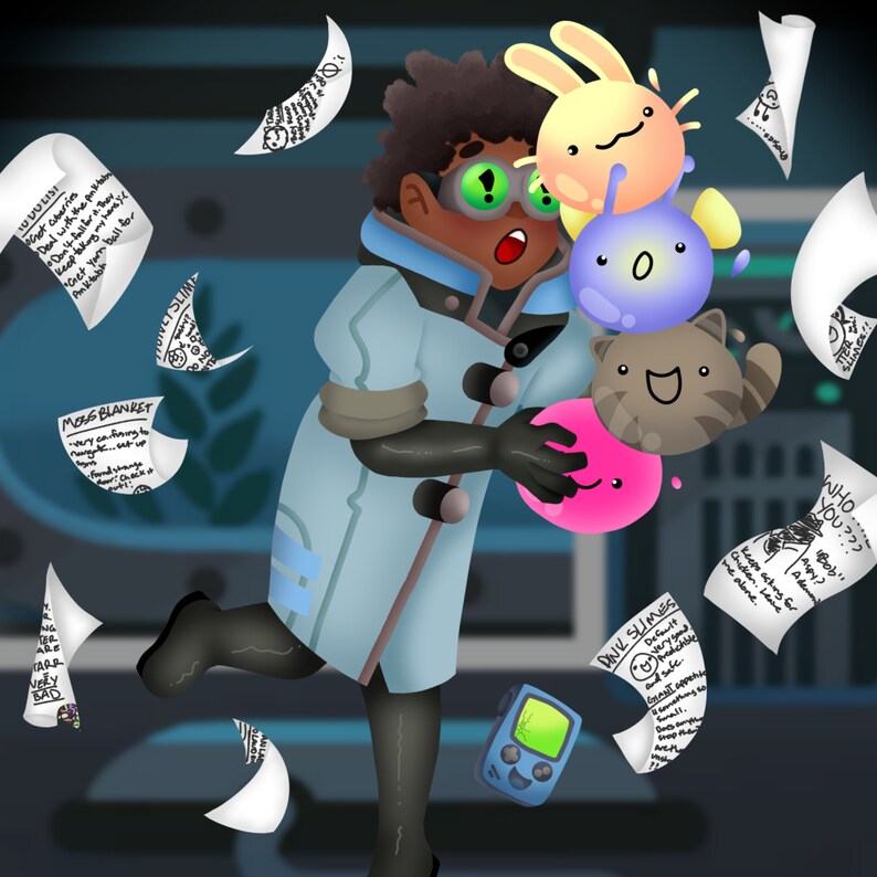 Viktor's Lab 8x8 Slime Rancher Print - Etsy