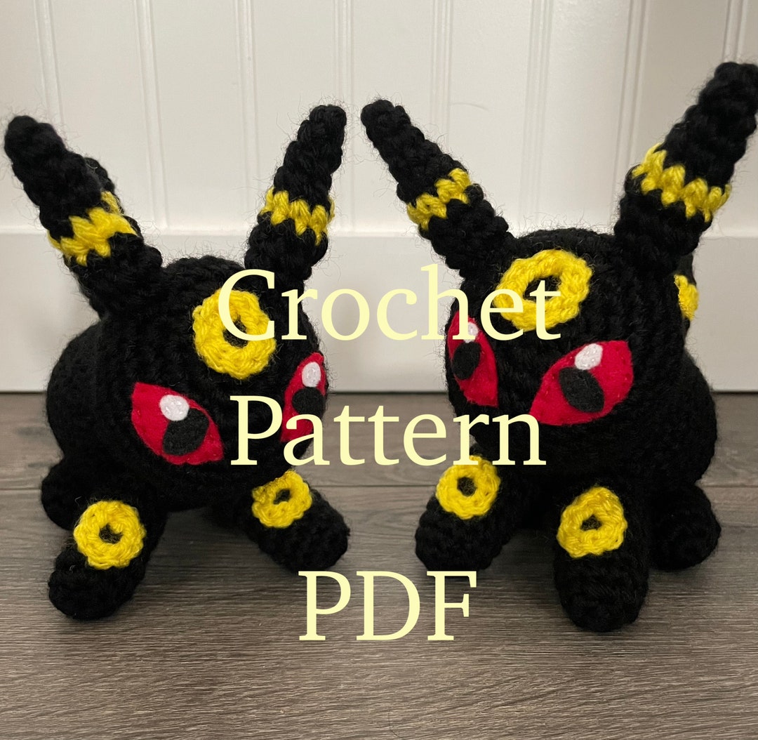 Umbreon Crochet Pattern Pokemon Plush Toy - Etsy
