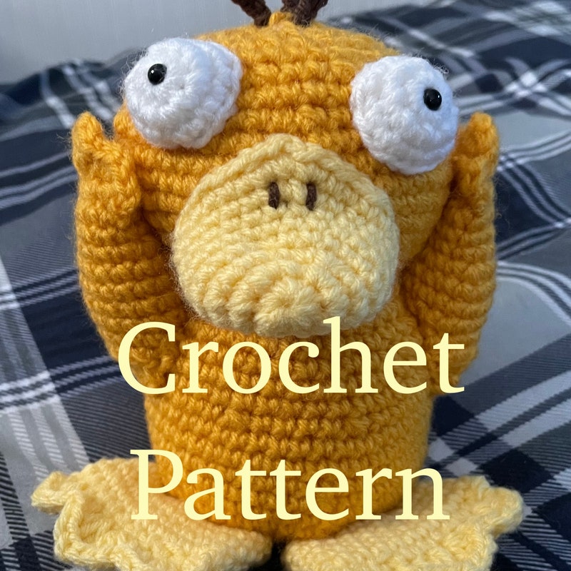 Psyduck Plush Pattern - Etsy