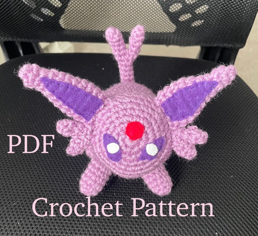 Espeon Pokemon PDF Crochet Pattern - Etsy