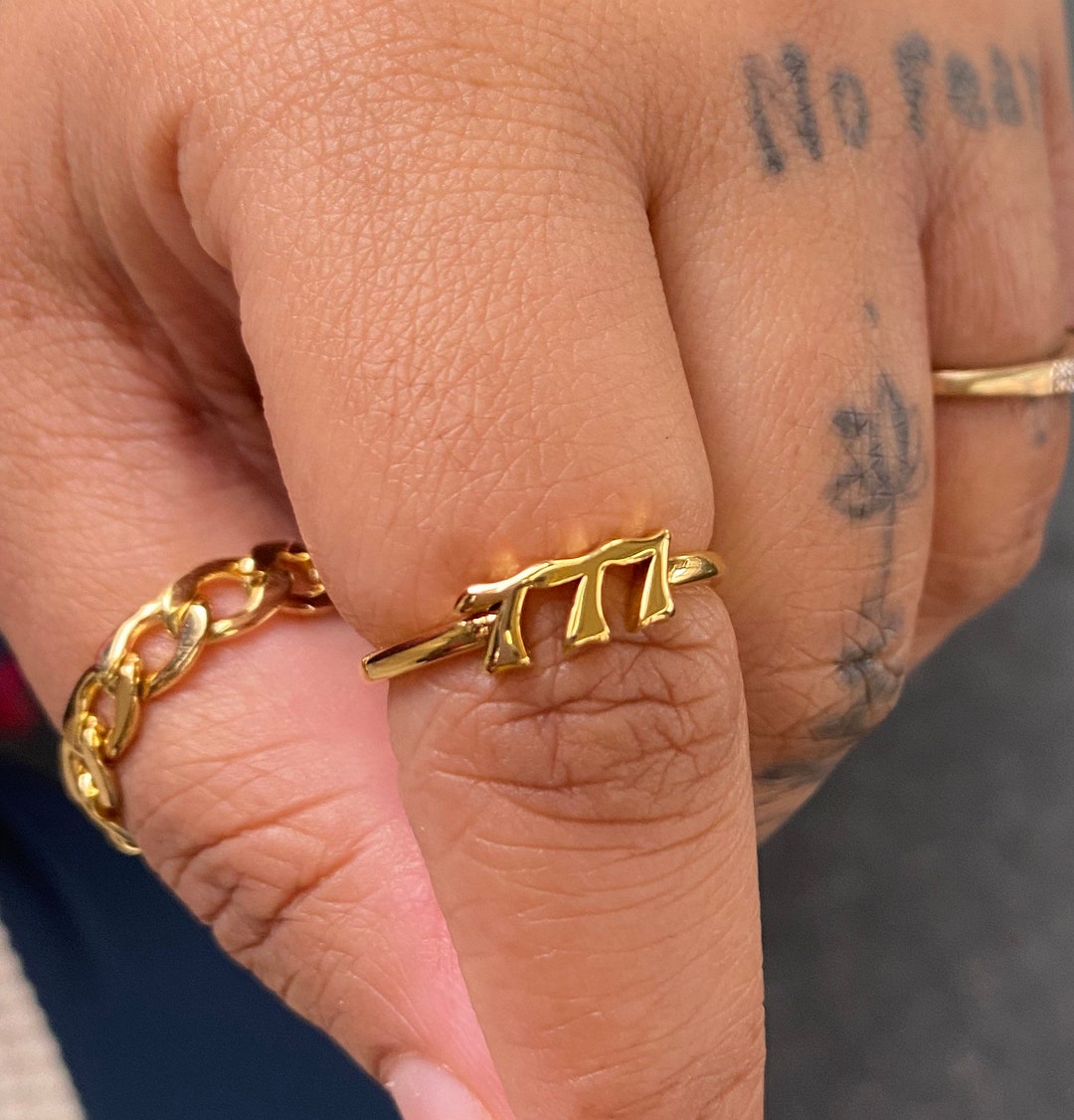 Heard You Ring . Angel Numbers Stackable Ring . Ring Layering . Unique ...