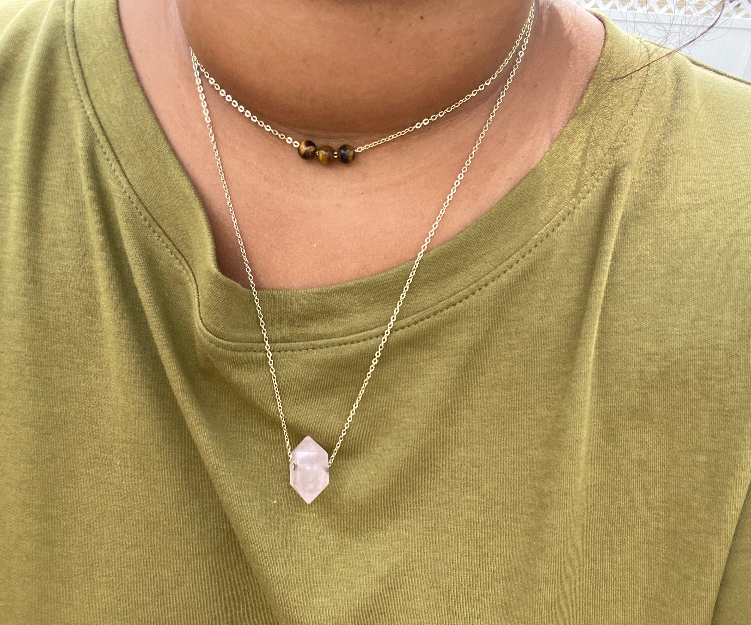 Emotional Balancing Choker Crystal Jewelry Simplistic | Etsy