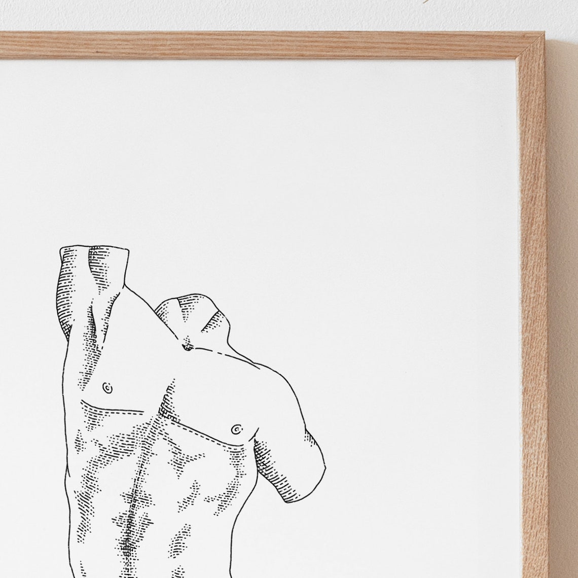 Transgender Art Print Trans Masc Nude Line Art - Etsy