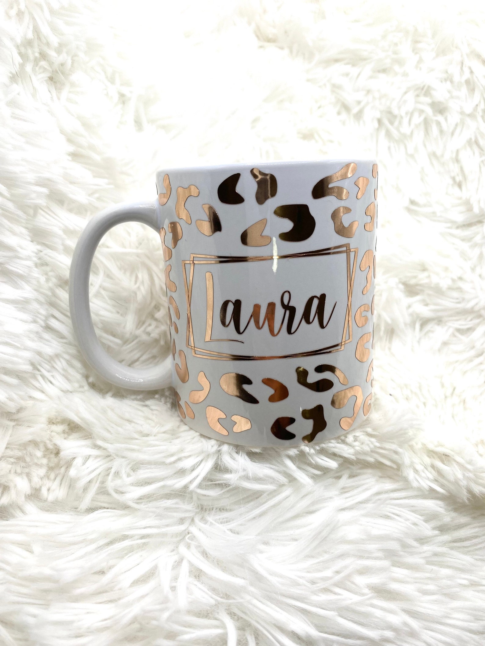 Leopard Coffee Mug Personalized Leopard Coffee Mug Gift - Etsy