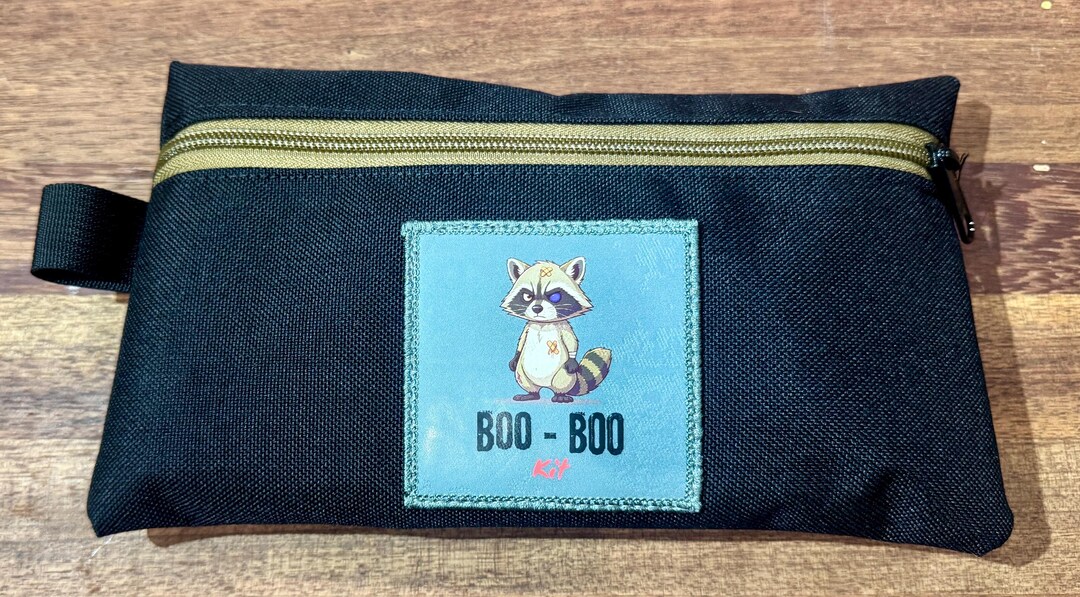 Handmade Boo-boo Kit: Portable First Aid With Raccoon Design - Etsy