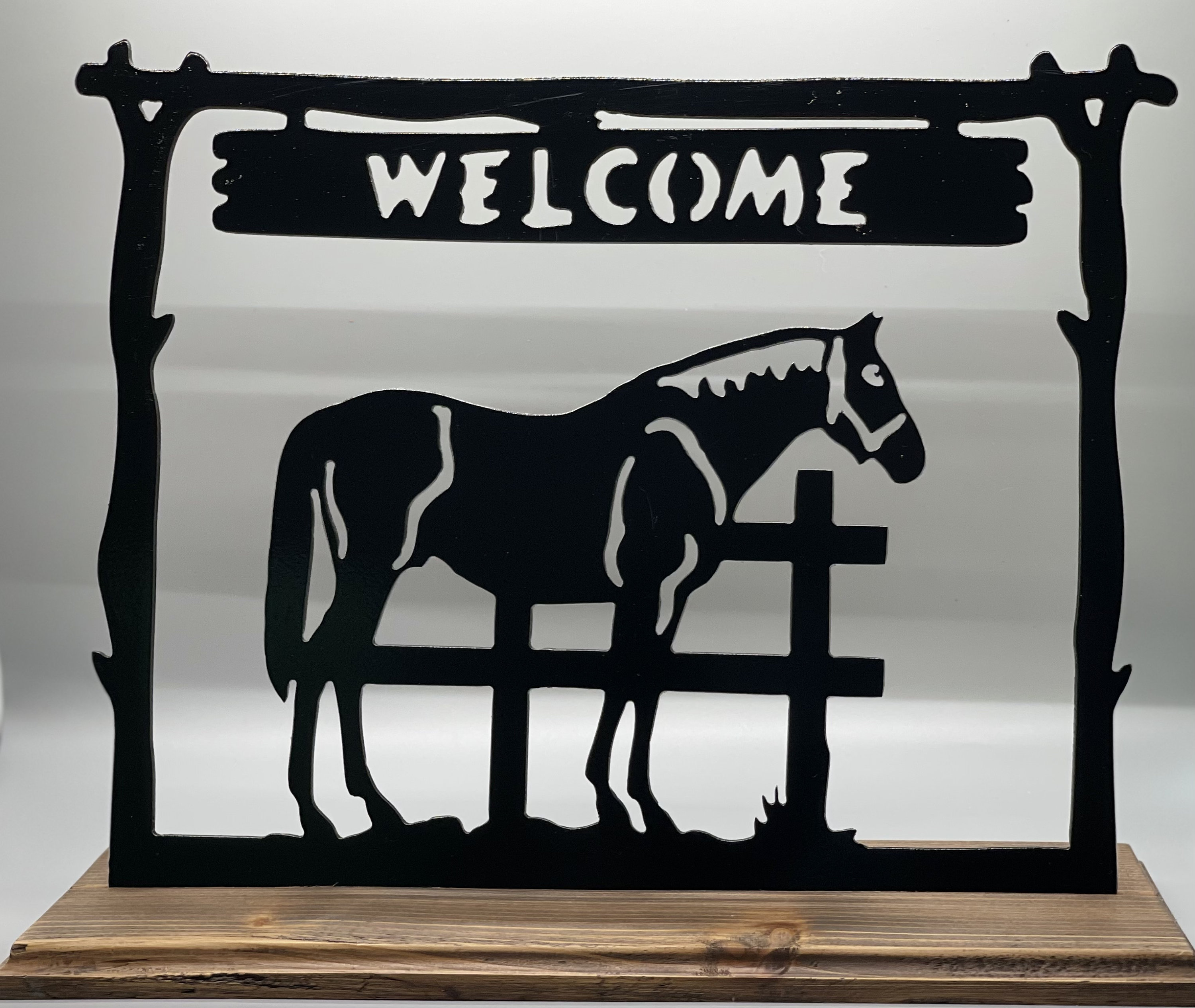 Steel Rectangle Welcome Sign, Welcome Sign for House, Interior Decor - Etsy