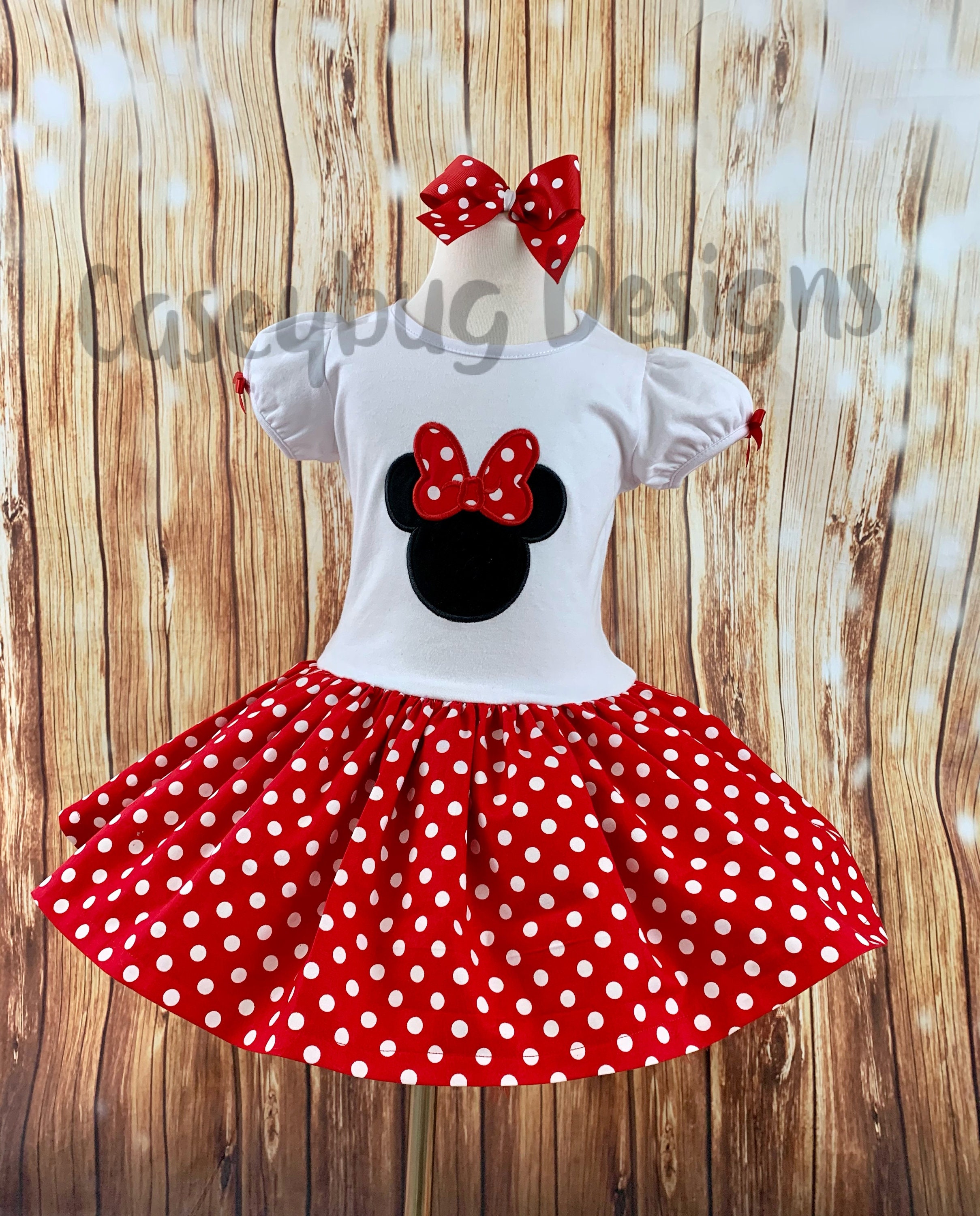 Minnie Mouse Red Dress