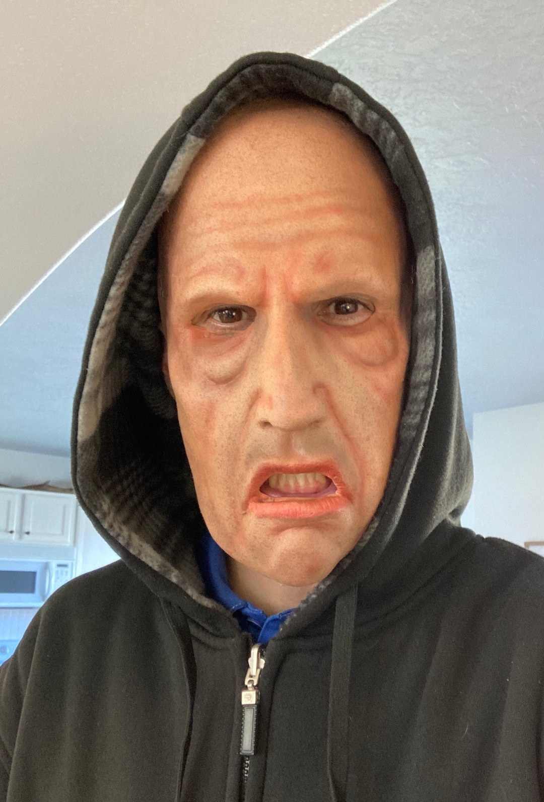 Angry Man. Realistic Half Mask. - Etsy