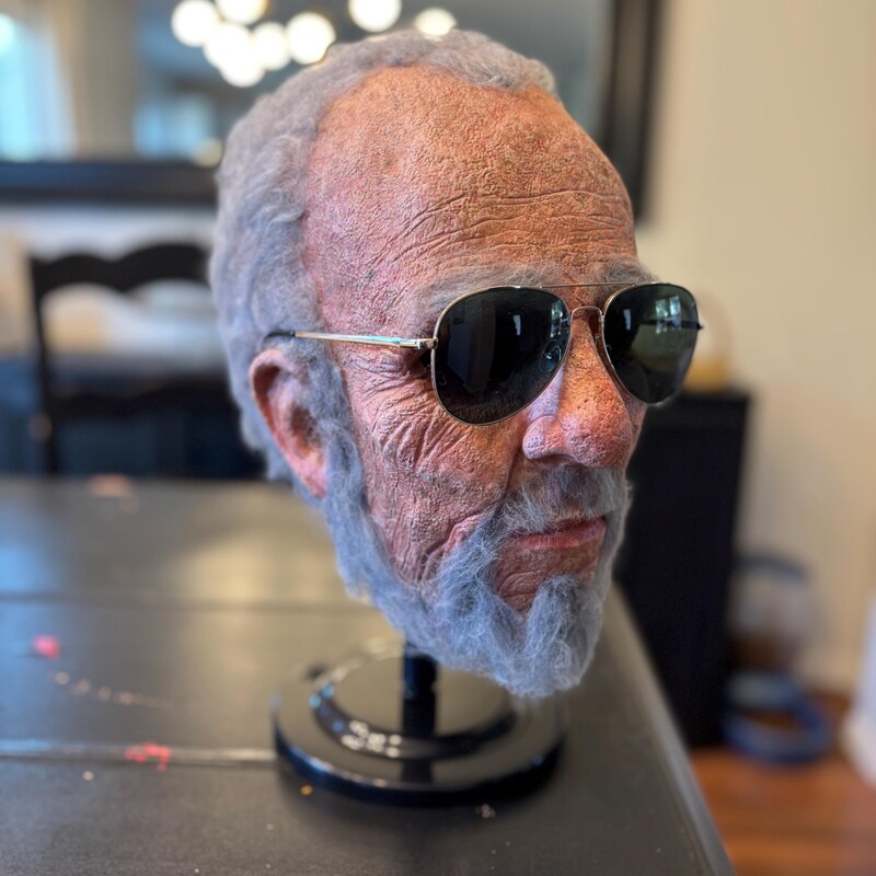 Realistic Old Man Mask - Etsy