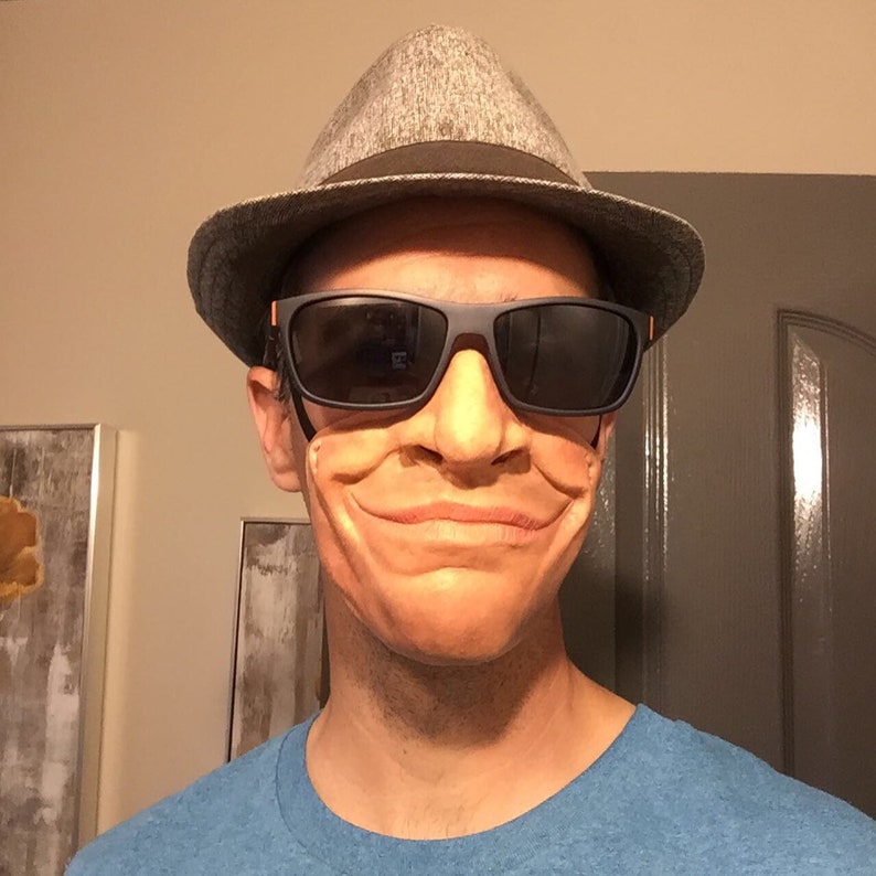 Creepy Smile Mask - Etsy