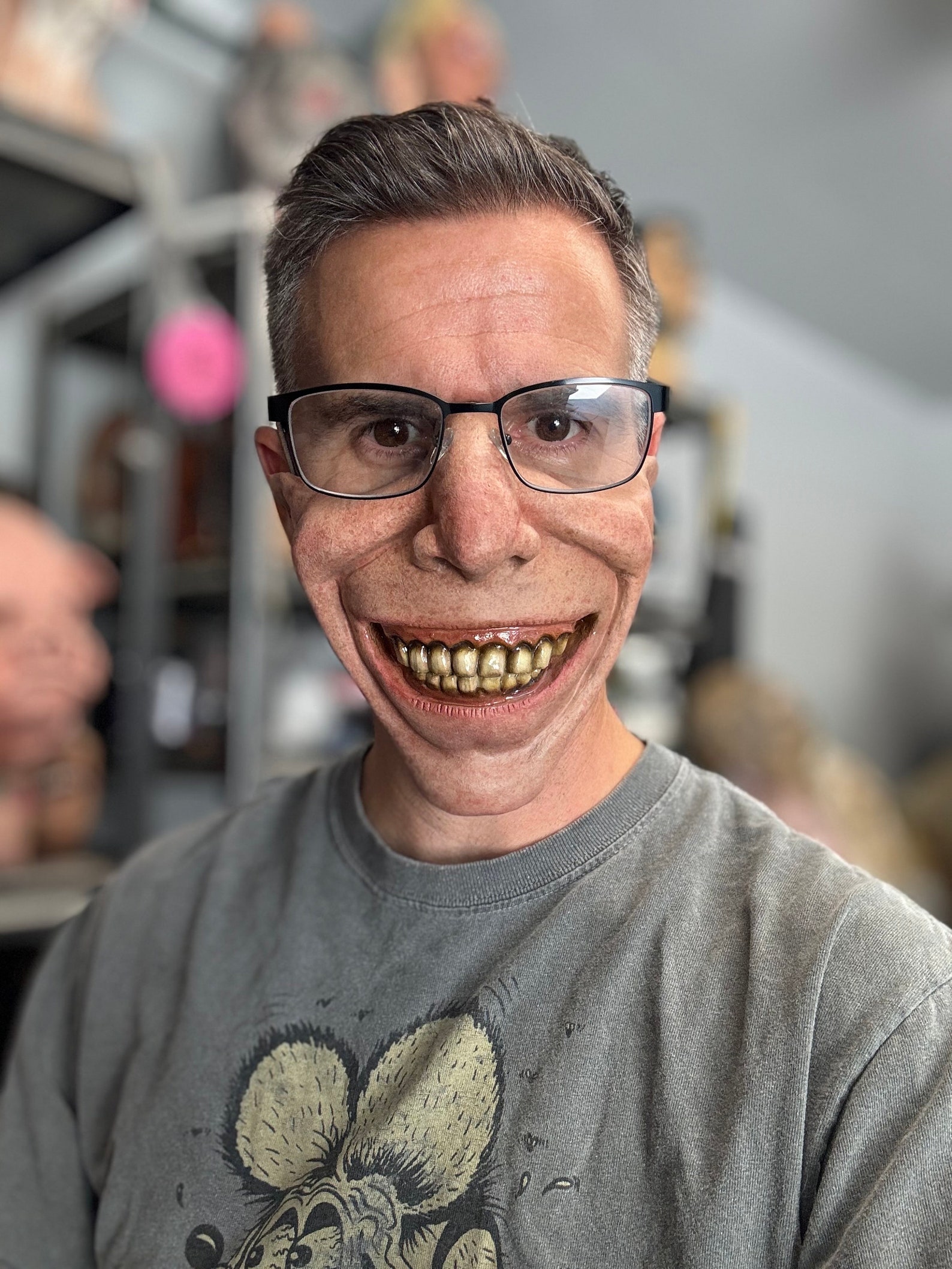 Rotten Teeth Latex Mask: Realistic Skin Tone Smile - Etsy