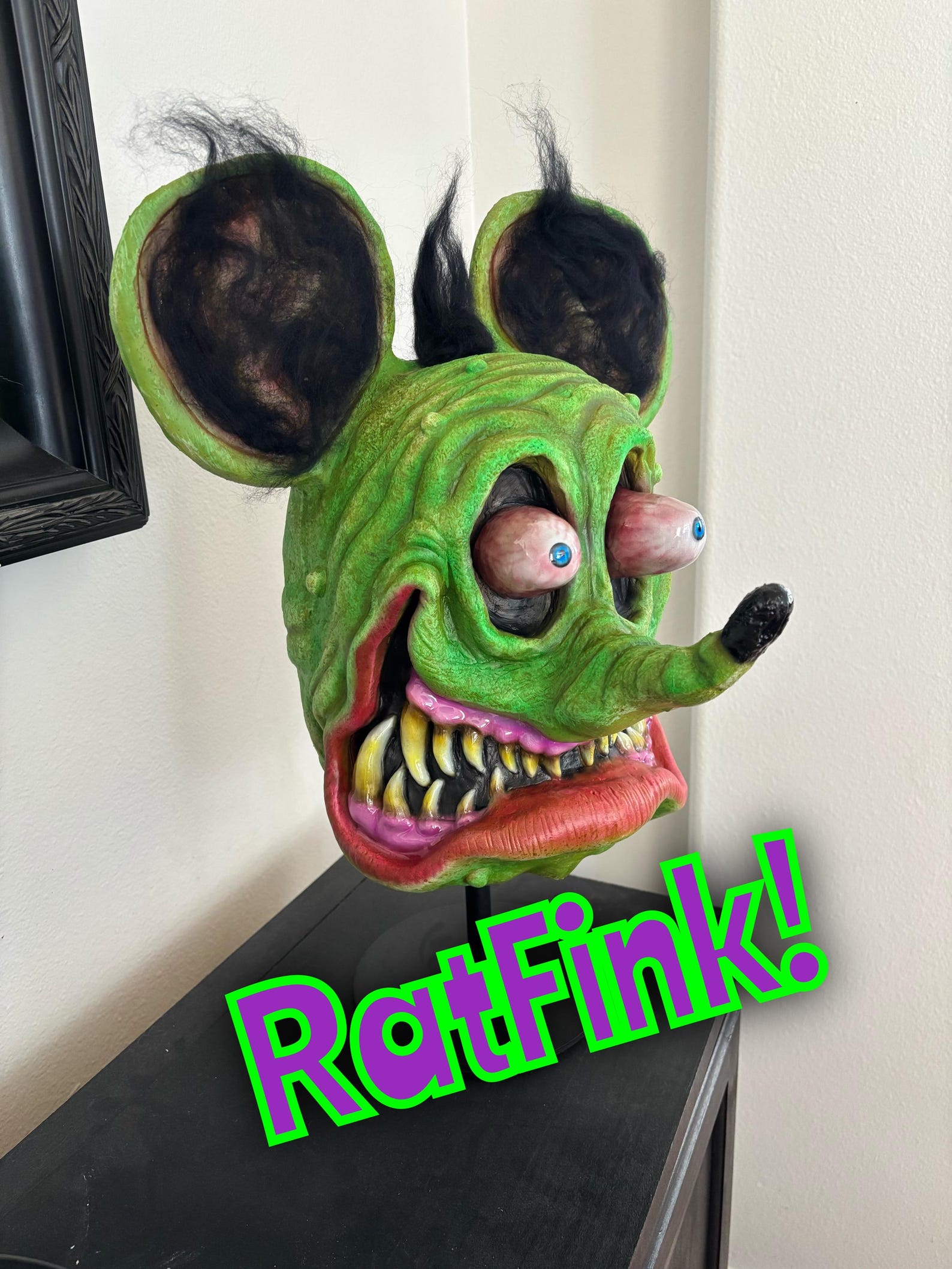 Ratfink! Officially Licensed Rat Fink Mask, "display Only" Bust. - Etsy