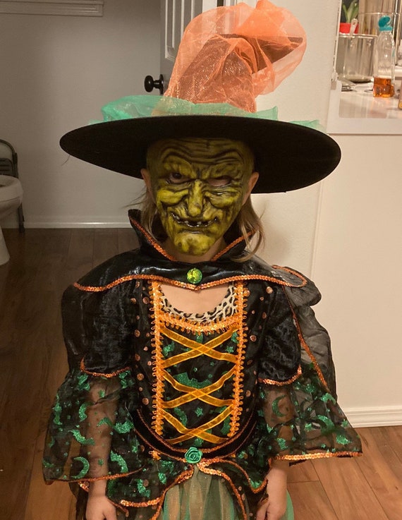 Child Size Witch Mask. | Etsy