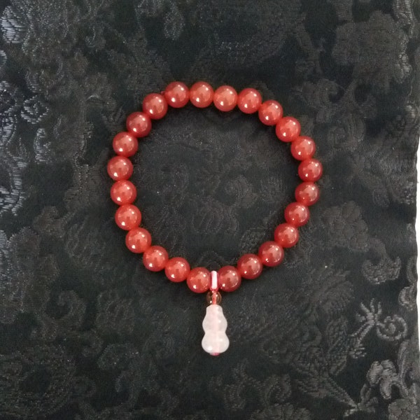 Red Jade Bracelet - Etsy