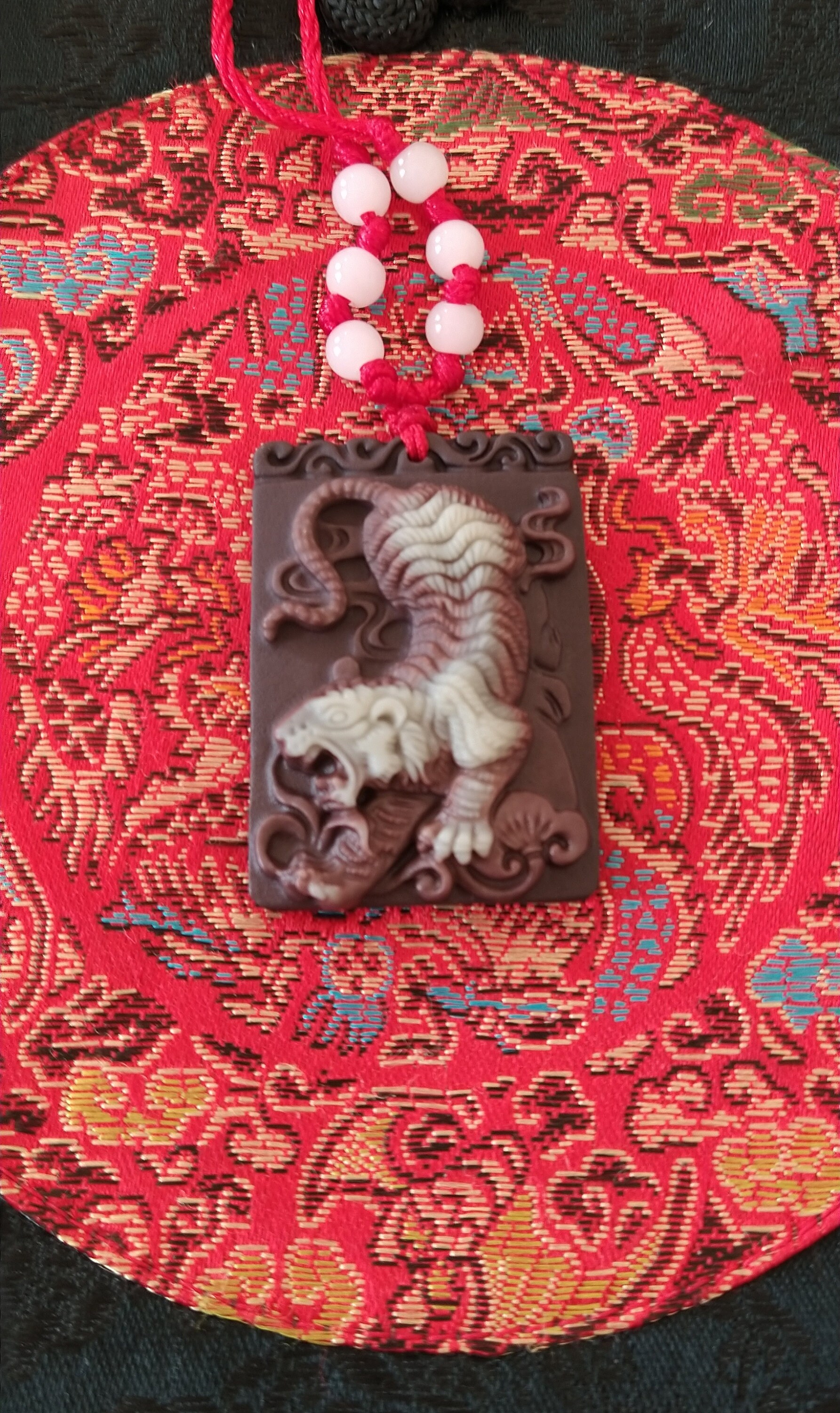 Natural Zi Pao Jade Tiger Pendant. Zodiac Jade Tiger Pendant. - Etsy