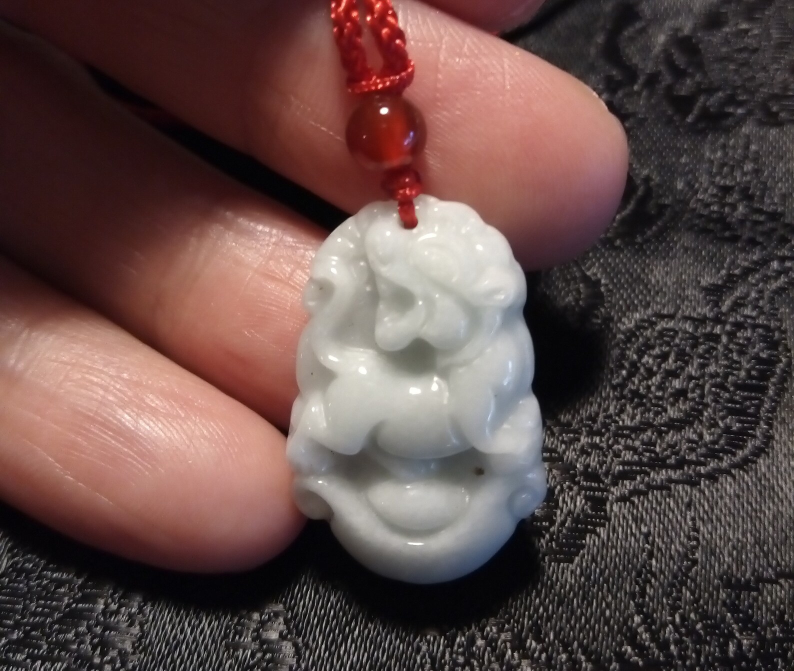 Carved Natural Jade Tiger pendant.100% Jade zodiac Tiger | Etsy