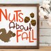 Nuts About Fall DIGITAL Svg Cut File, Fall Autumn Svg, Happy Fall ...