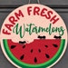 Summer Farm Fresh Watermelons DIGITAL SVG Cut File, Wood Door Round Svg ...