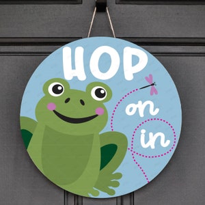 Frog Hop on in Spring DIGITAL SVG Cut File, Frog Svg, Spring Svg ...