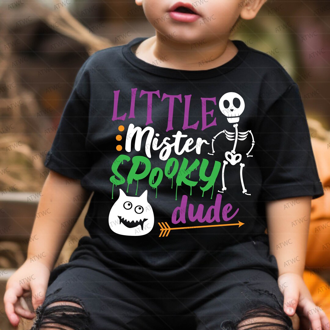 Little Mister Spooky Dude DIGITAL SVG Cut File, Spooky Svg, Halloween ...